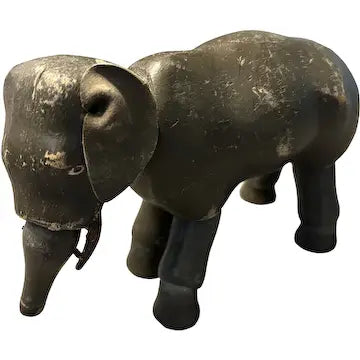 Antique Hand Crafted Schoenhut Humpty Dumpty Wooden Elephant – Pigeon ...